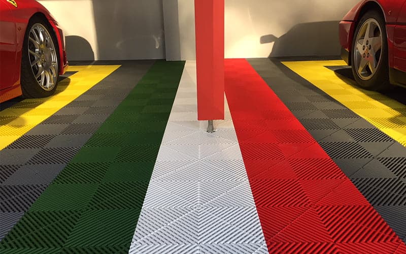 Dalles de sol pour garage, revêtement intérieur garage | POLYDAL