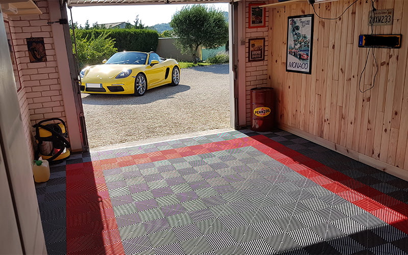 Dalles de sol pour garage, revêtement intérieur garage | POLYDAL