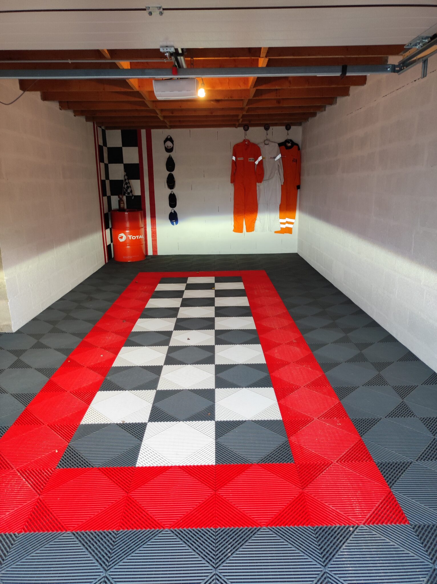 Dalles de sol pour garage, Revêtement intérieur pour garage